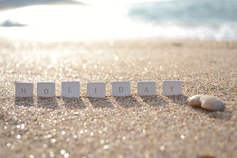 Holiday stock image. Image of ocean, handwriting, paradise - 56073565