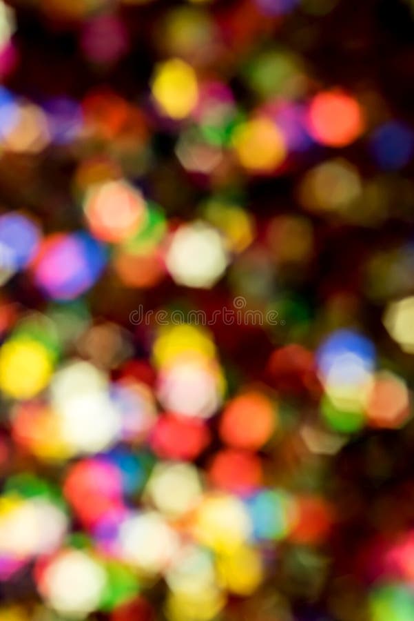 Holidays Background with Blured Reflections of Christmas Lights ...