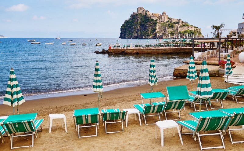 Holidays on Ischia Island in Italy Stock Image - Image of landscapes ...