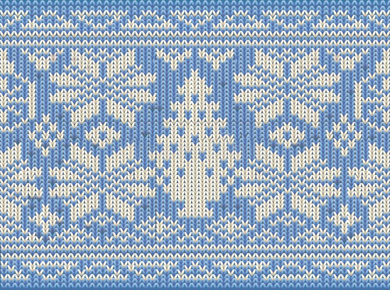 Holidays Winter Knitted Seamless Wallpaper Stock Vector - Illustration ...
