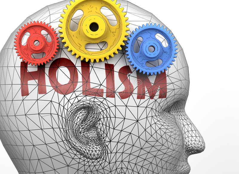 Holism and Human Mind - Pictured As Word Holism Inside a Head To ...