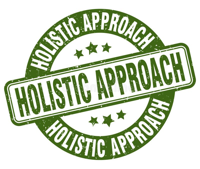 Holistic Approach Stamp. Holistic Approach Label. Round Grunge Sign ...