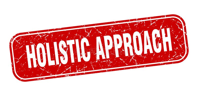 Holistic Approach Stamp. Holistic Approach Square Grungy Isolated Sign ...