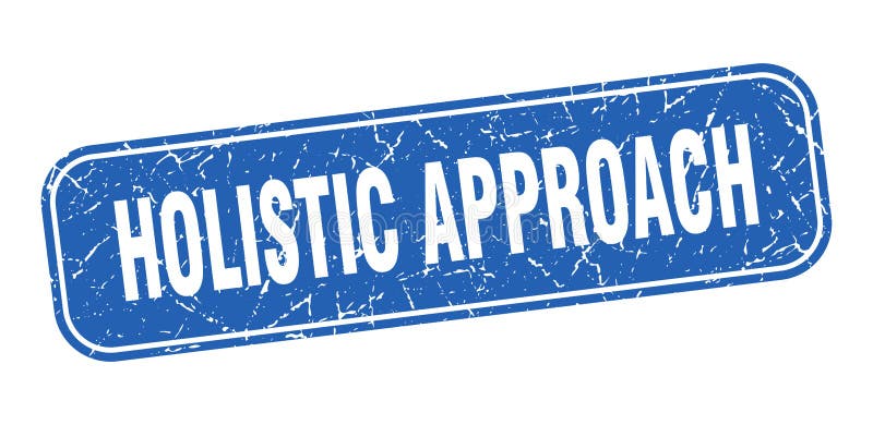 Holistic Approach Stamp. Holistic Approach Square Grungy Isolated Sign ...