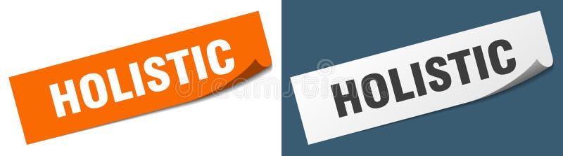 Holistic Sticker. Holistic Sign Set Stock Vector - Illustration of ...