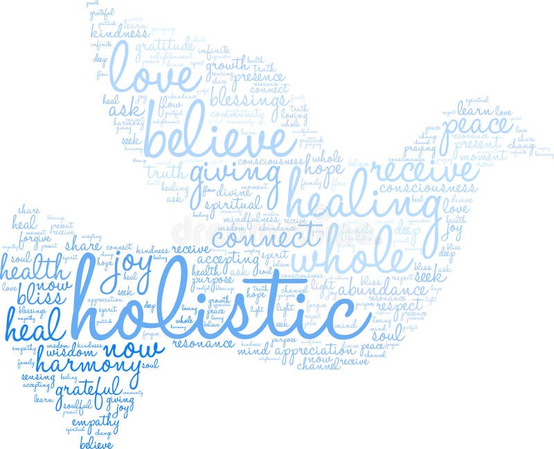 Holistic Word Cloud stock vector. Illustration of grateful - 98387688