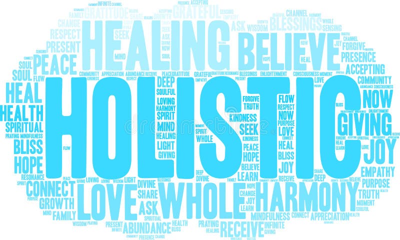 Holistic Word Cloud stock vector. Illustration of appreciation - 98656717