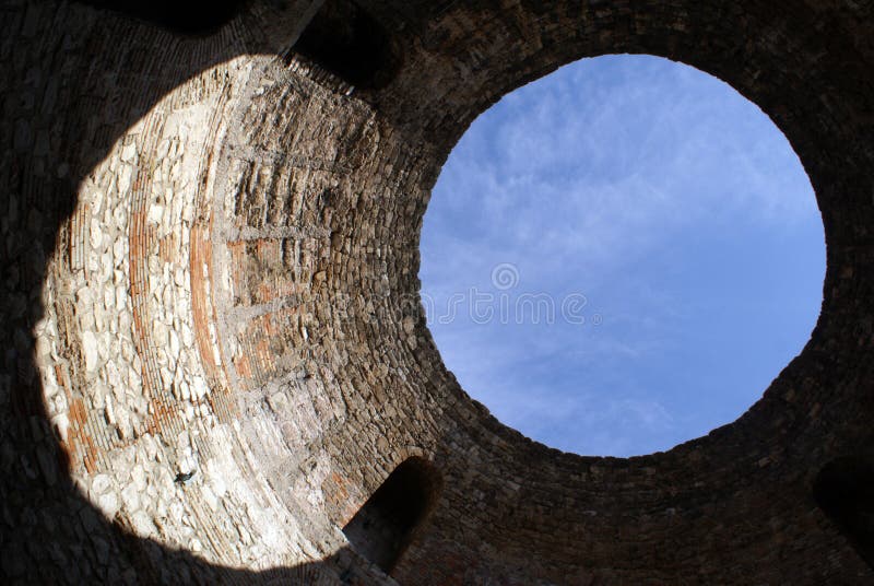 Inside old chimney stock photo. Image of abstract, exterior - 5334138