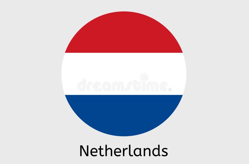 Holland Flag Icon, Netherlands Country Flag Vector Illustration Stock ...
