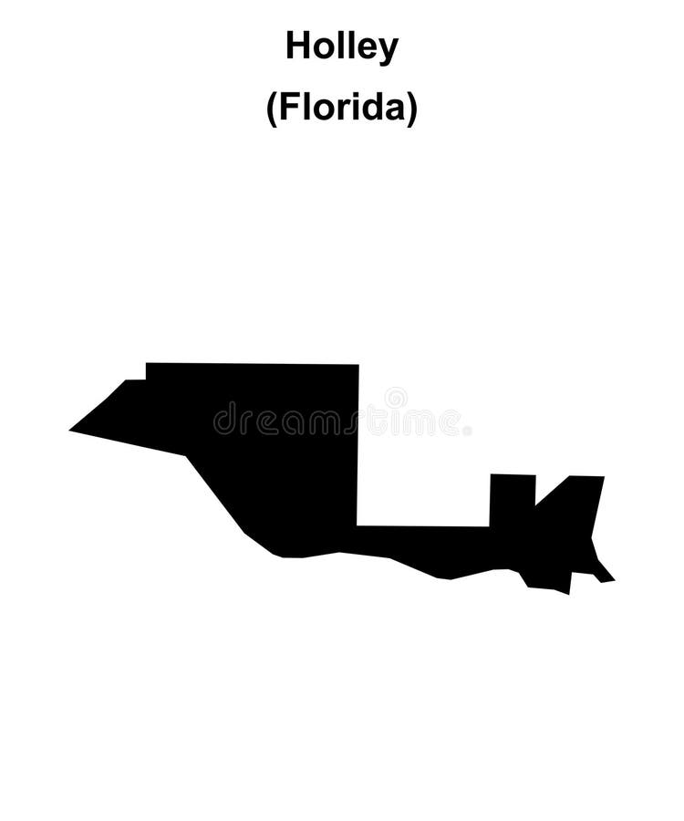 Holley Outline Map Stock Illustrations – 3 Holley Outline Map Stock ...