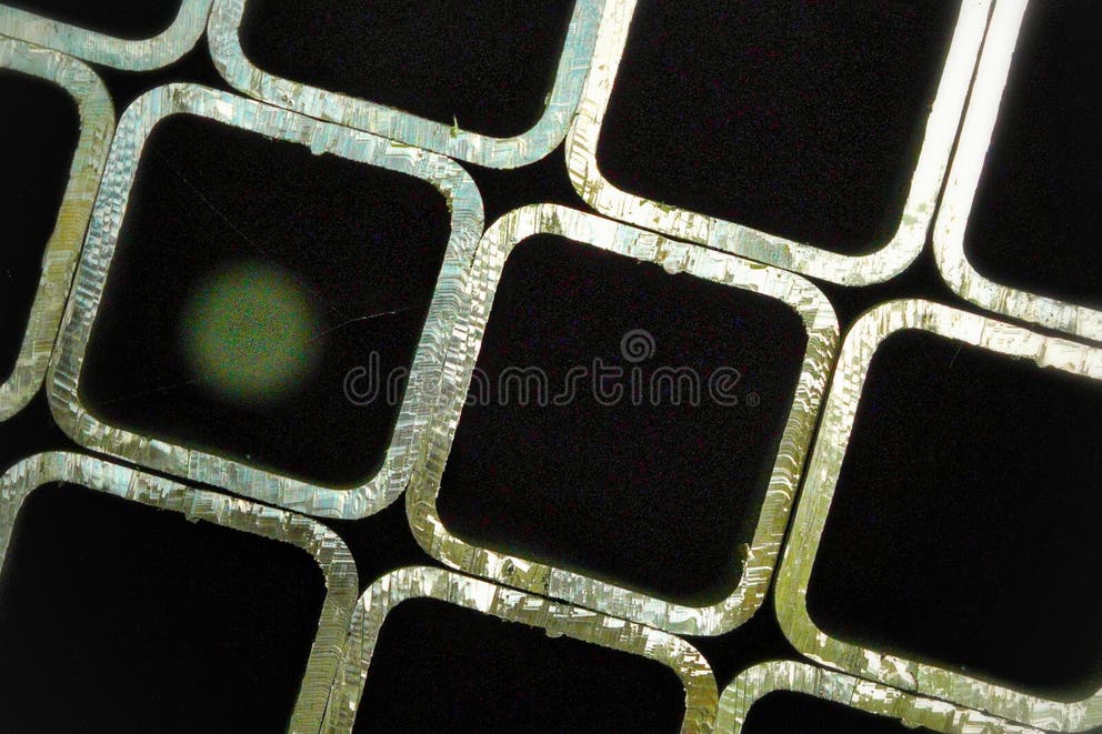 Hollow Section Square Steel Tubes Bundle Stock Image - Image of ...