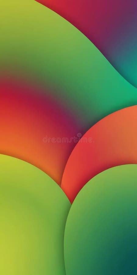 Hollow Shapes in Green Red stock photo. Image of creative - 306481300