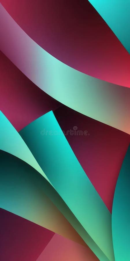 Hollow Shapes in Maroon and Green Stock Photo - Image of colorful ...