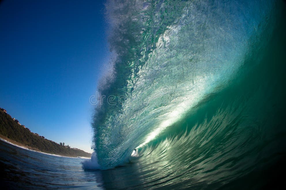 Hollow Wave Inside Water stock image. Image of wave, water - 25361247