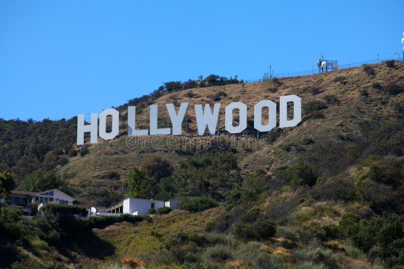Hollywood Sign editorial stock image. Image of angeles - 14089479