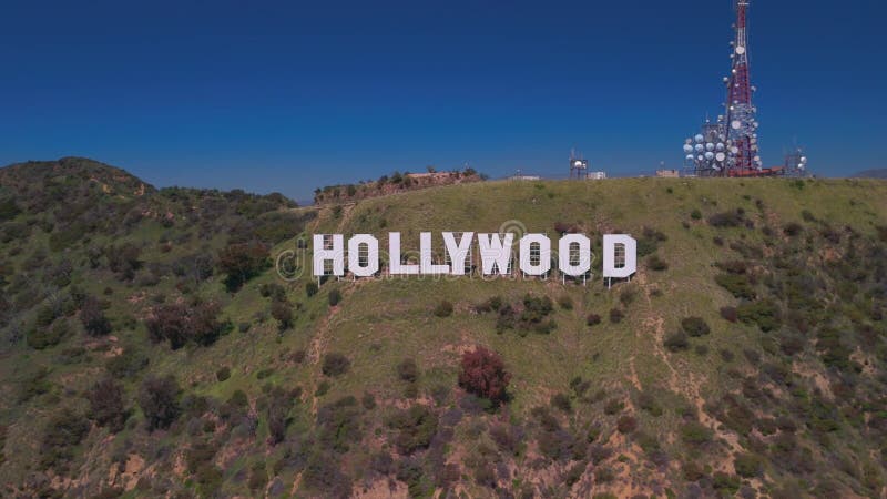 Hollywood Sign 4K 60FPS stock footage. Video of resolution - 356830978