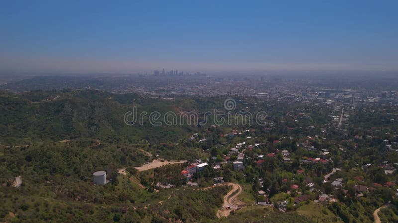 Hollywood Sign 4K Resolution 60FPS Stock Video - Video of california ...