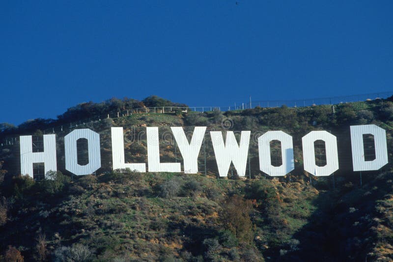 Hollywood Sign, Los Angeles, CA Editorial Photography - Image of symbol ...