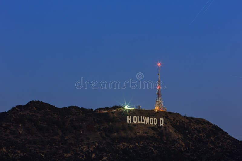 Hollywood Sign editorial photo. Image of entertainment - 32052086