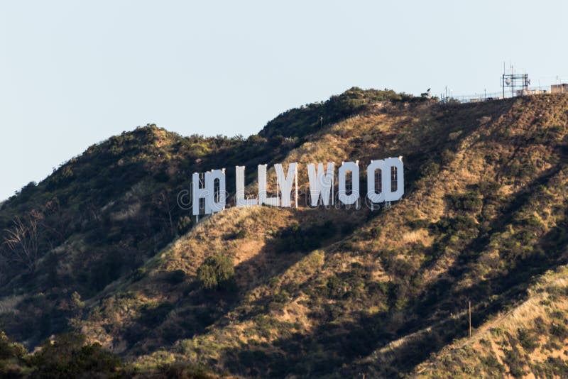 Hollywood Sign editorial photography. Image of landscape - 93449607