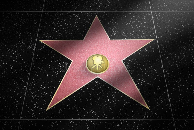 Hollywood Star Framed Boulevard - Film Star Editorial Stock Photo ...