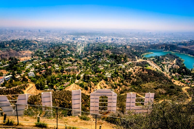 Hollywood Sign editorial image. Image of viewpoint, hollywood - 99337535