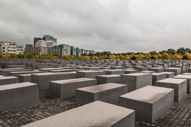The Holocaust Memorial in Berlin Editorial Photography - Image of ...