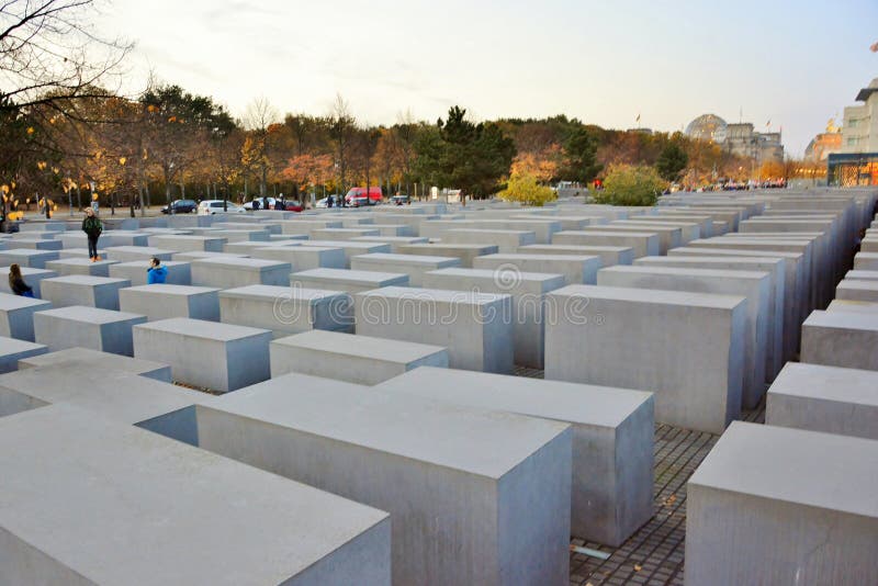 Holocaust Memorial, in Berlin, Germany Editorial Photography - Image of ...