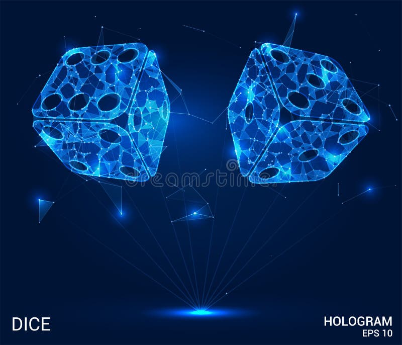 The Hologram of the Dice. Dice of Polygons, Triangles of Points, and ...