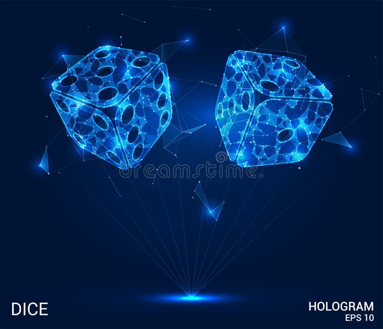 The Hologram of the Dice. Dice of Polygons, Triangles of Points, and ...