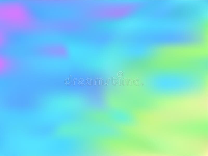 Hologram Effect Glitch Gradient Vector Design. Stock Vector ...