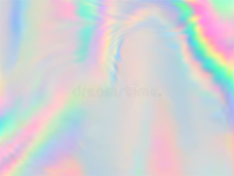 Hologram Effect Glitch Gradient Vector Design. Stock Vector ...