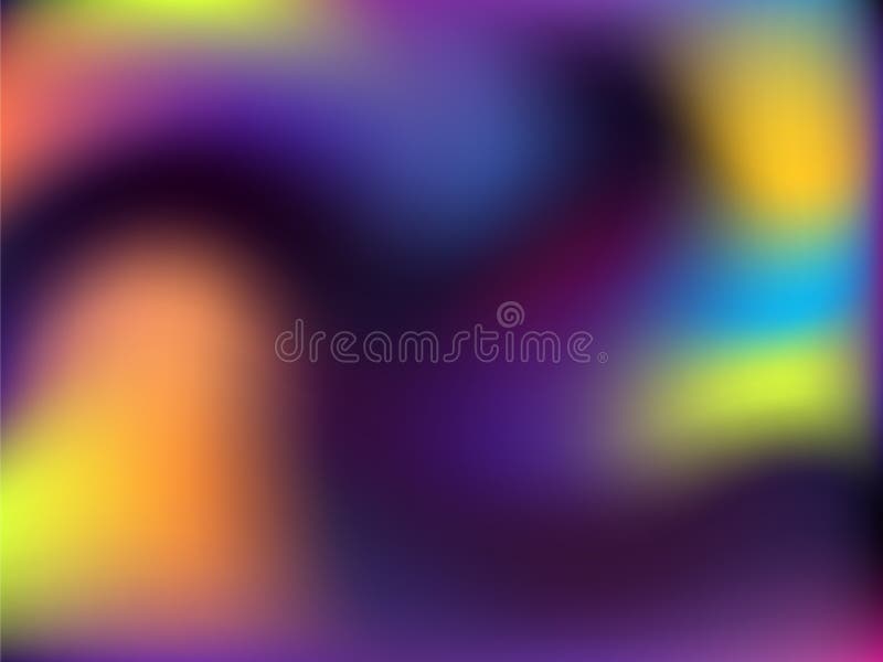 Hologram Effect Glitch Gradient Vector Design. Stock Vector ...