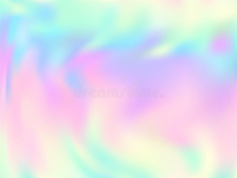 Hologram Effect Glitch Gradient Vector Design. Stock Vector ...