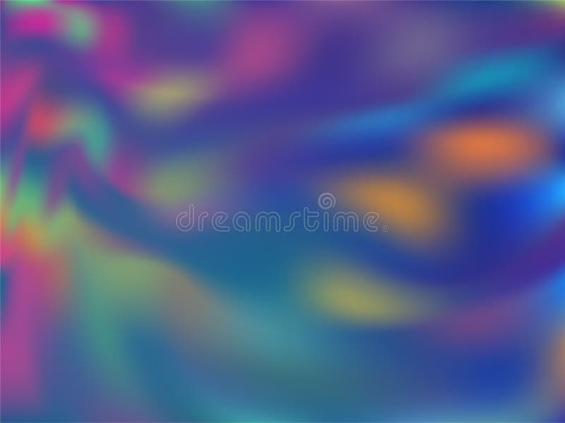 Hologram Effect Glitch Gradient Vector Design. Stock Vector ...