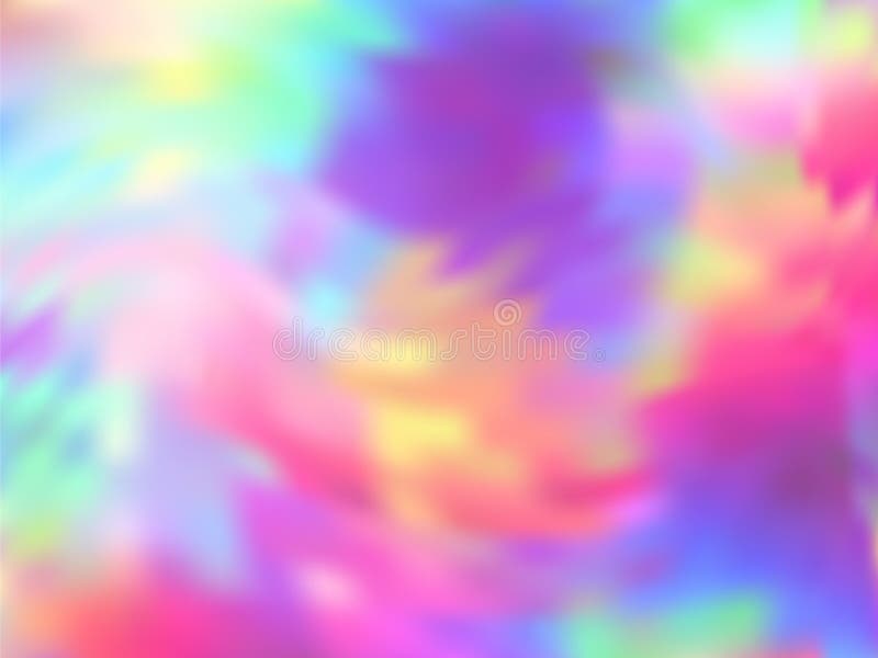 Hologram Effect Glitch Gradient Vector Design. Stock Vector ...