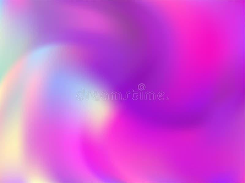Hologram Effect Glitch Gradient Vector Design. Stock Vector ...