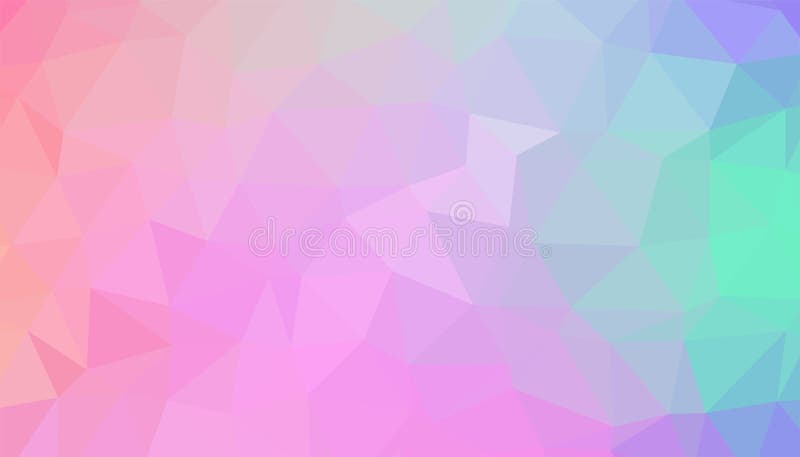 Hologram Gradient Triangle Shape Pattern Banner Design Stock Vector ...