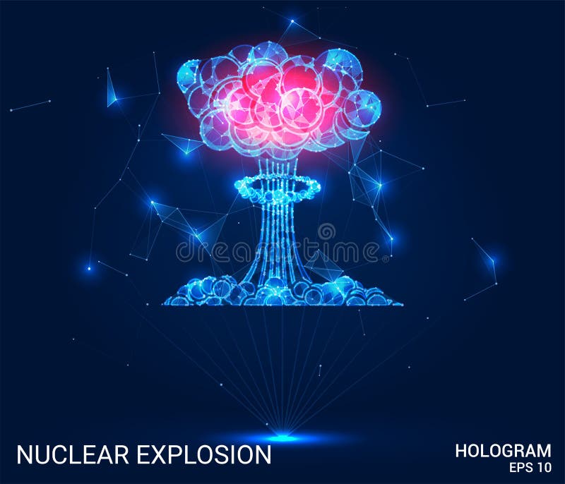 Hologram of a Nuclear Explosion. a Nuclear Explosion of Polygons ...