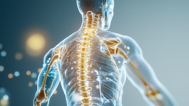 A Hologram Reveals the Complexity of the Human Body, Showcasing the ...