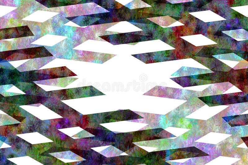 Hologram Weave Stripe Overlay Crystal Kaleidoscope Background Stock ...