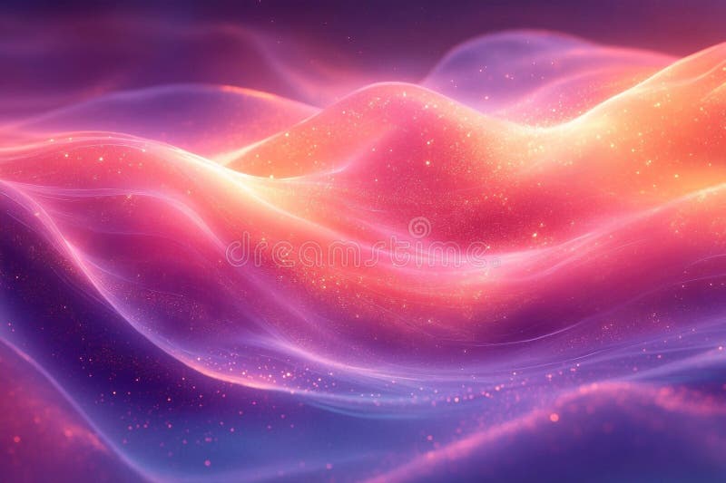 Holograms, Colorful Transitions, Waves Stock Illustration ...