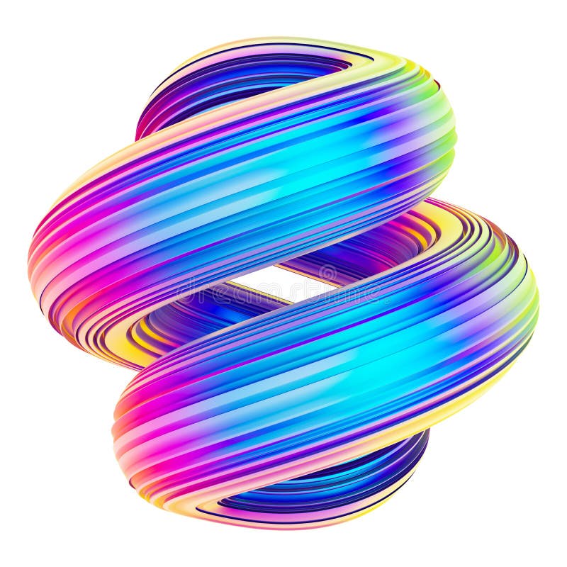 Abstract Twisted Black and White Background. Optical Illusion of ...