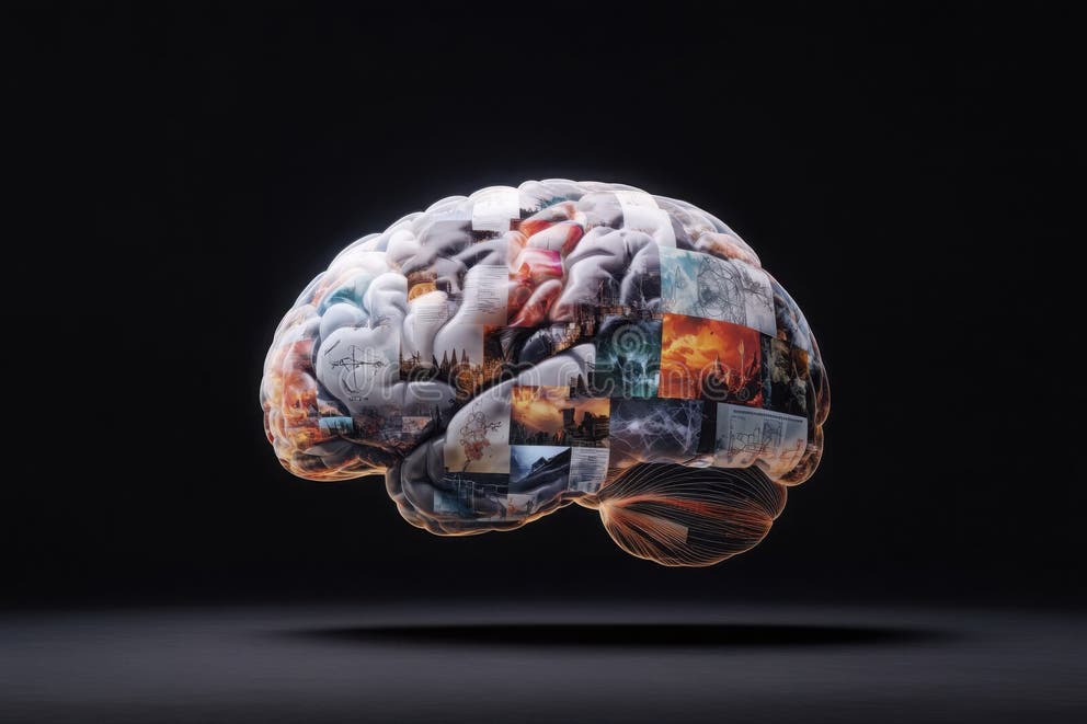 Holographic Brain Visualization Showcasing Neural Connections and ...