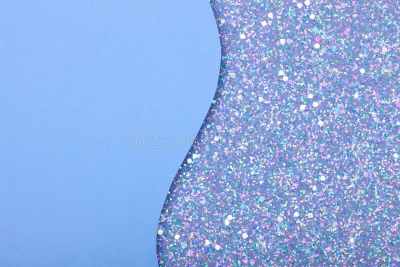 Holographic Bright White Glitter Real Texture Background Stock Image ...