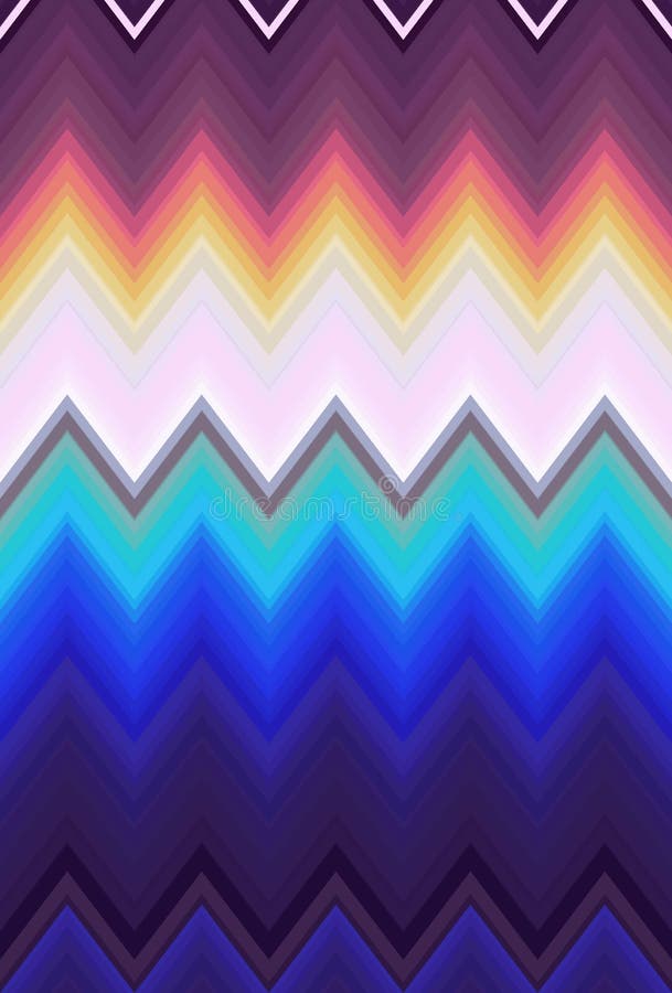 Chevron Gradient Smooth Blur, Zigzag Wave Pattern Abstract Art ...