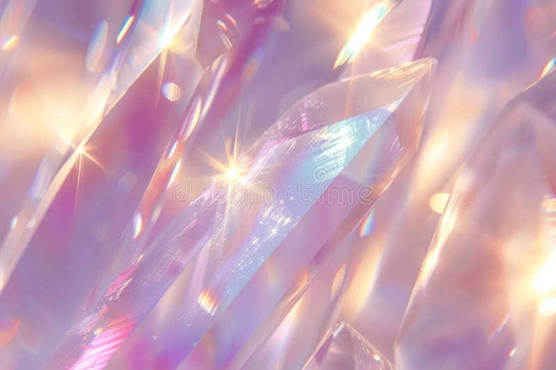 Holographic Crystal Light Reflections - Abstract Photography Background ...