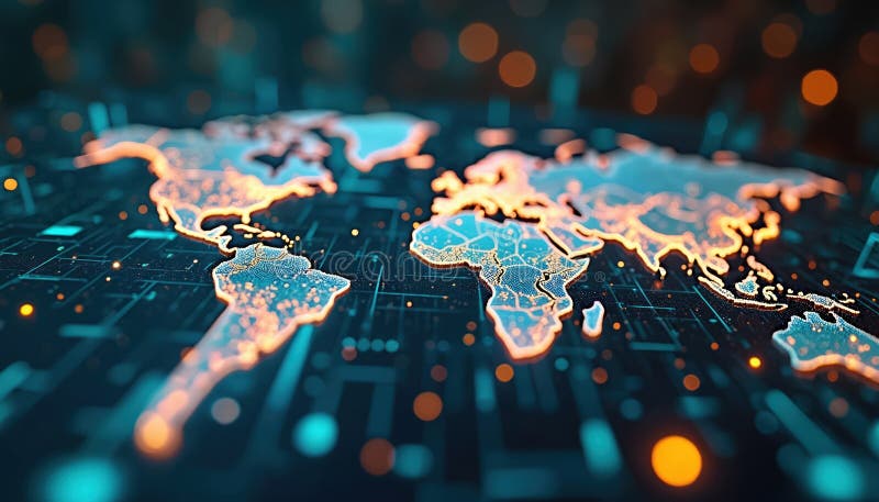 Digital Traffic Visualization Stock Illustrations – 3,194 Digital ...