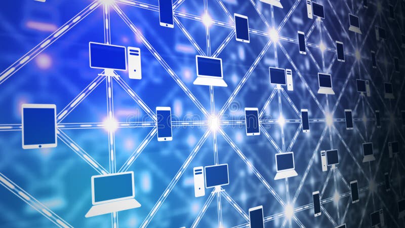 Matrix Connection Nodes Network Background Stock Vector - Illustration ...