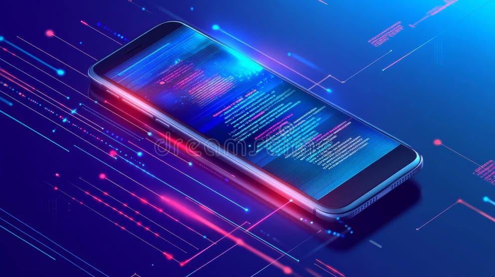 Holographic Data Visualization on a Phone Concept for Mobile App ...